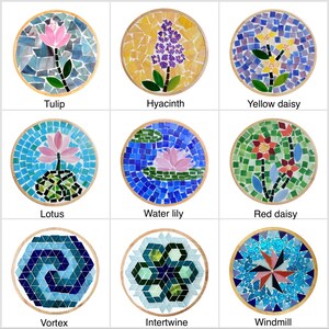 DIY Craft Kit for Adults Mosaic Kit Diy Mosaic Coaster Trivet Home ...