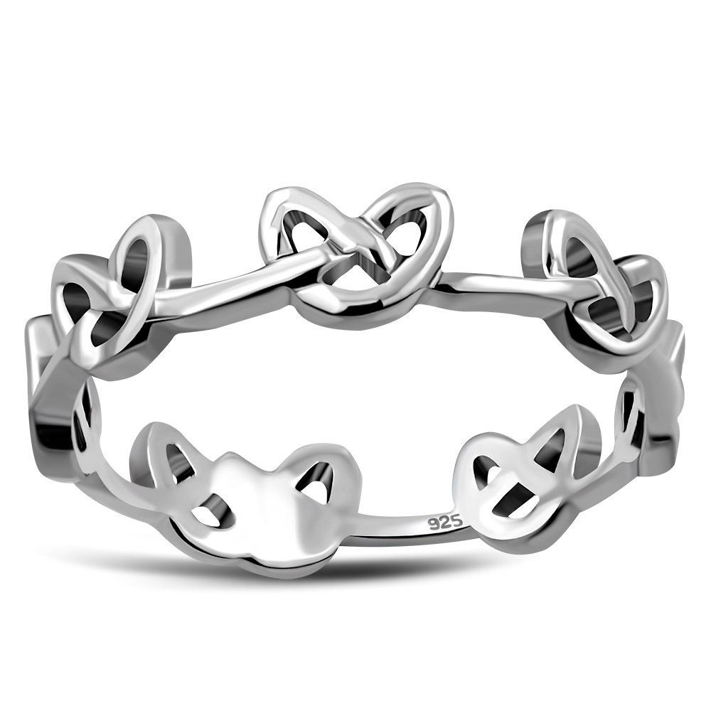 Celtic Knot Ring Loose Pictish Rope Eternity Infinity Love - Etsy