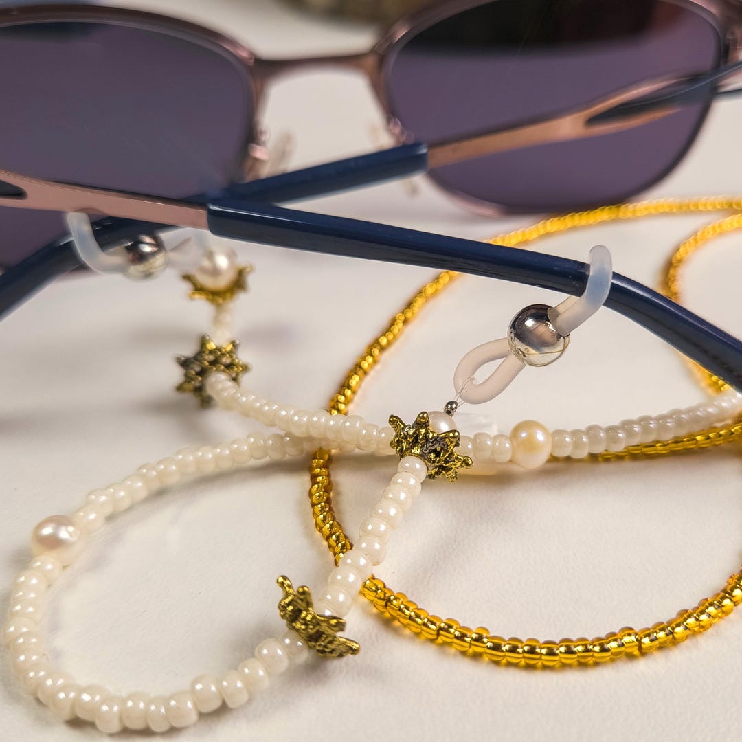 Eyeglass Chains - Five Different Handmade Eyeglass Chains, Each With ...