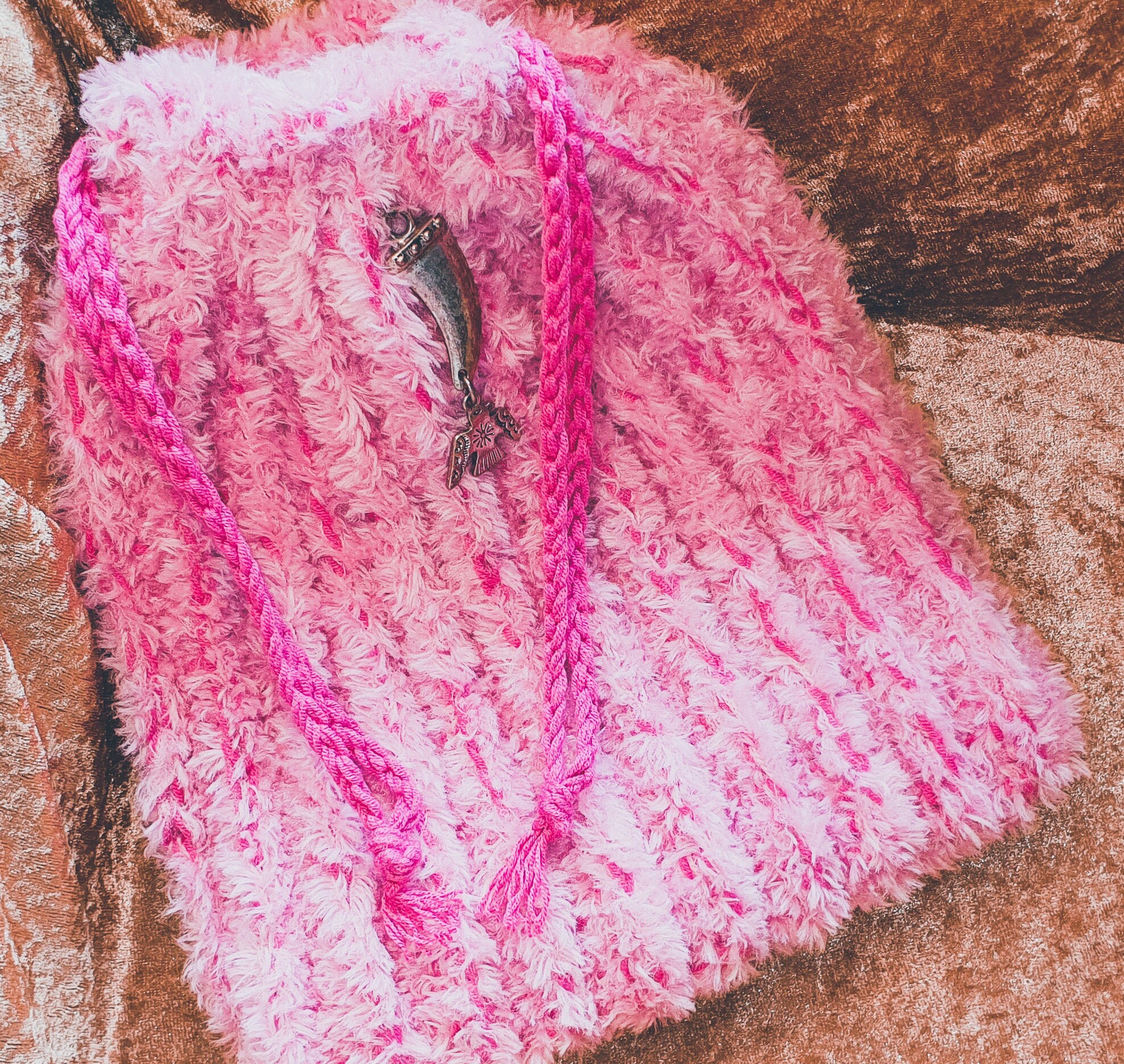 Pouch Bag Fluffy - Etsy