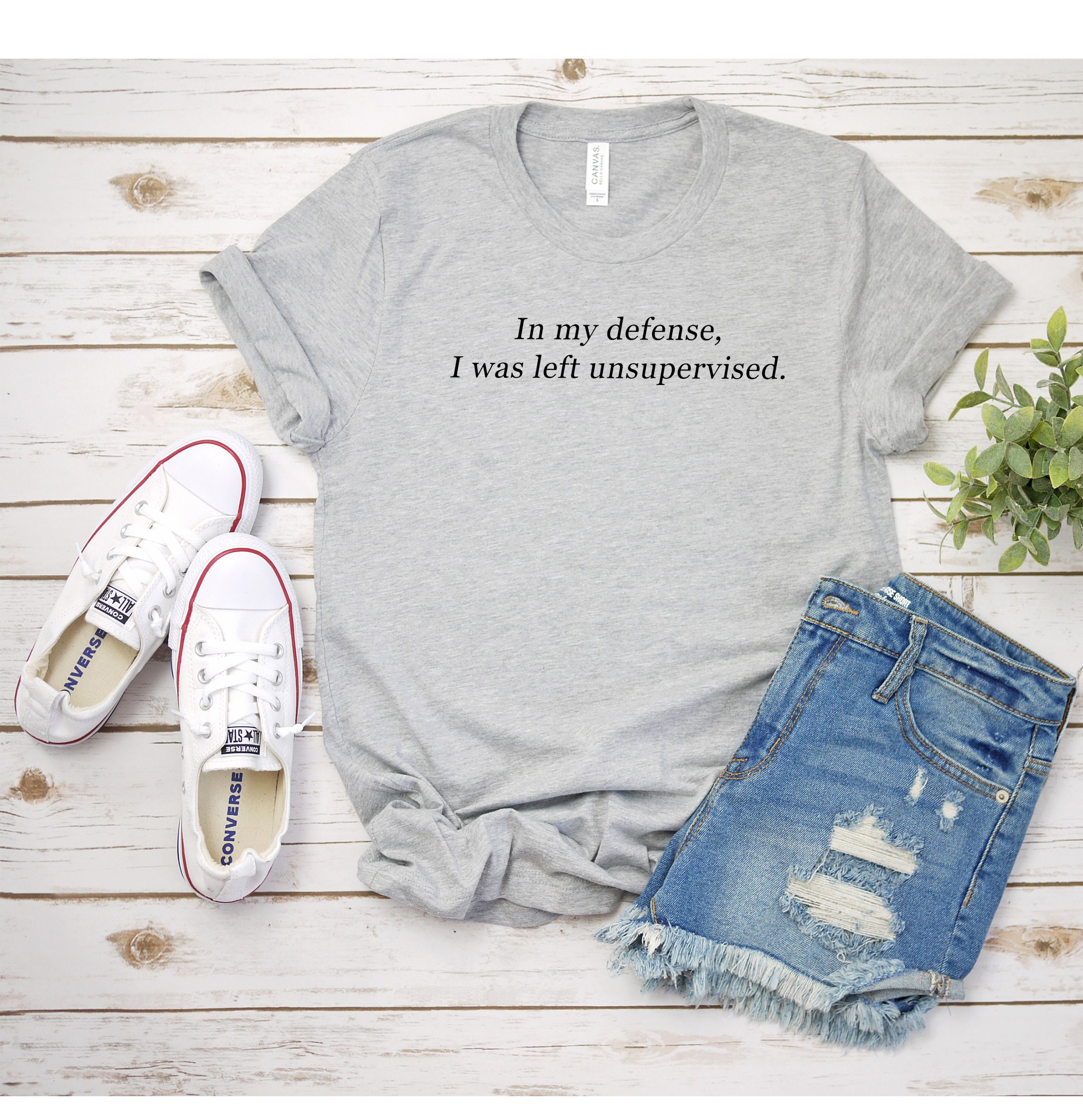 En mi defensa me quedé sin supervisión Camisa soy camisa loca - Etsy España