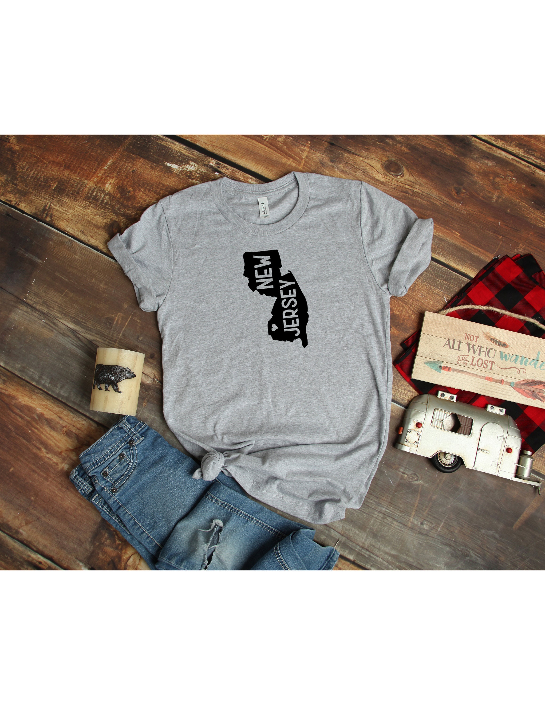 New Jersey Shirt Home State Shirt Love Home Shirt Graphic Tee Funny ...