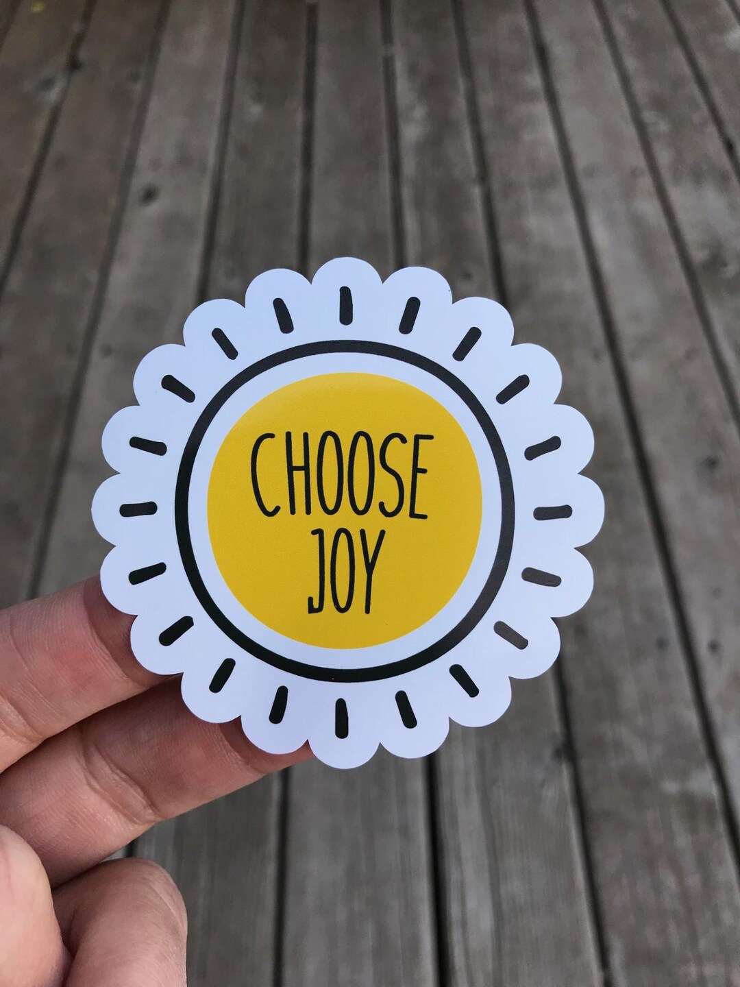 Choose Joy Sticker Joyful Happiness Sticker Water Bottle Sticker Laptop ...