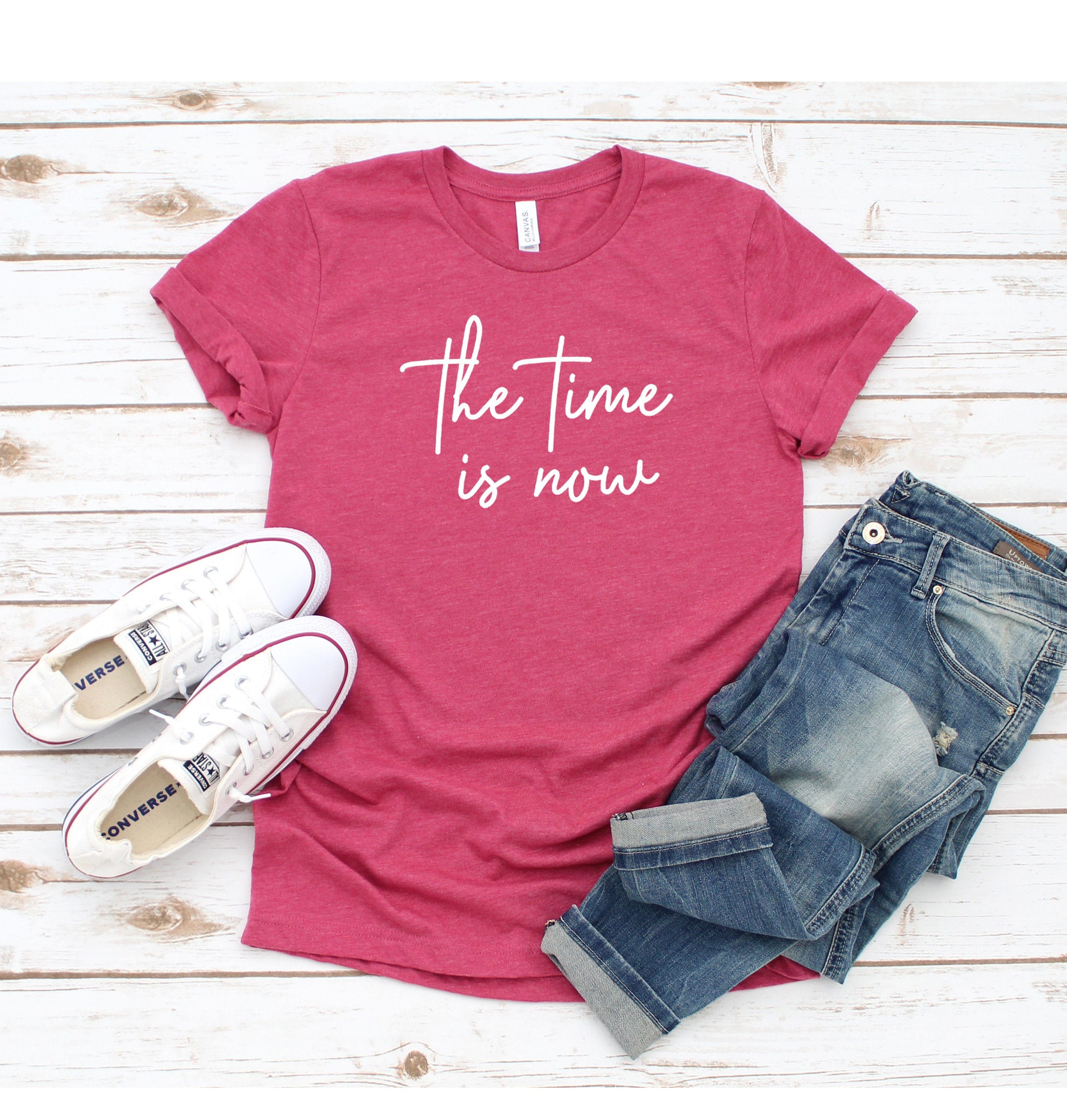 The Time Is Now Shirt Keep Going Shirt Be Humble Shirt Graphic | Etsy