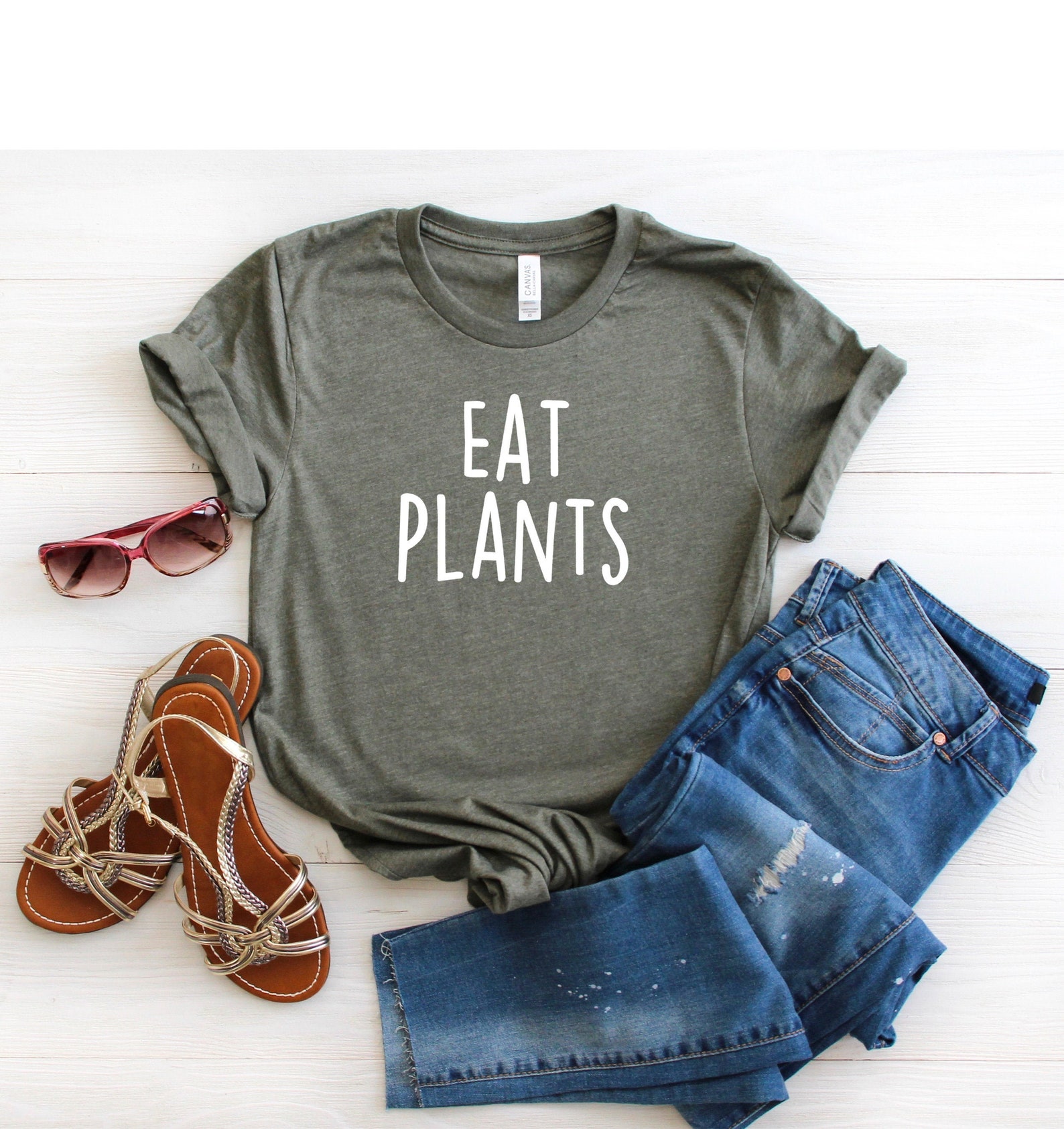 Eat Plants Shirt Vegan Shirt Vegetarian Shirt Be Healthy Shirt - Etsy
