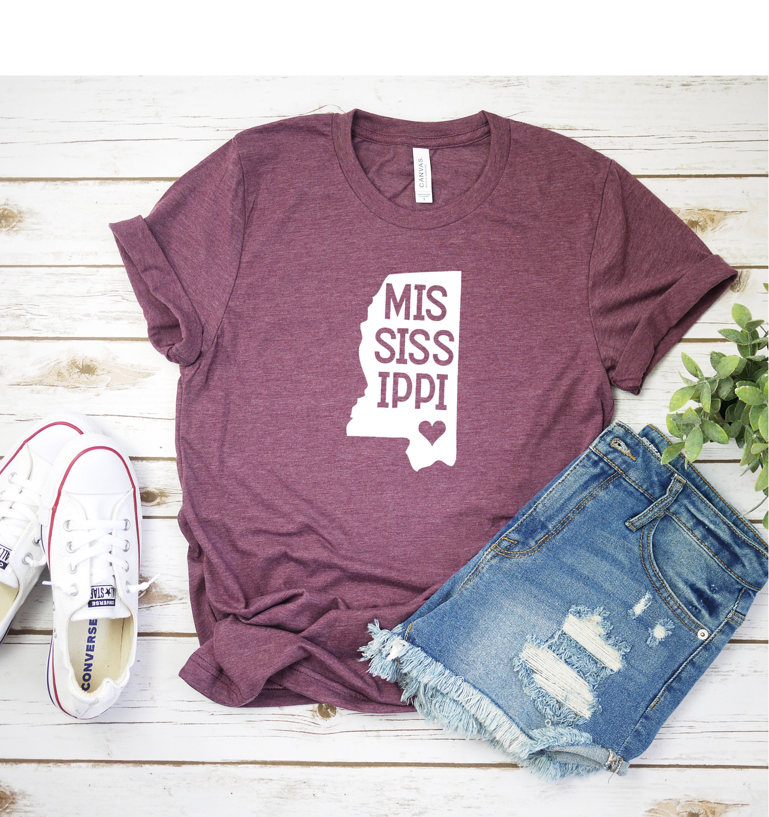 Mississippi Shirt Home State Shirt Love Home Shirt Graphic Tee - Etsy