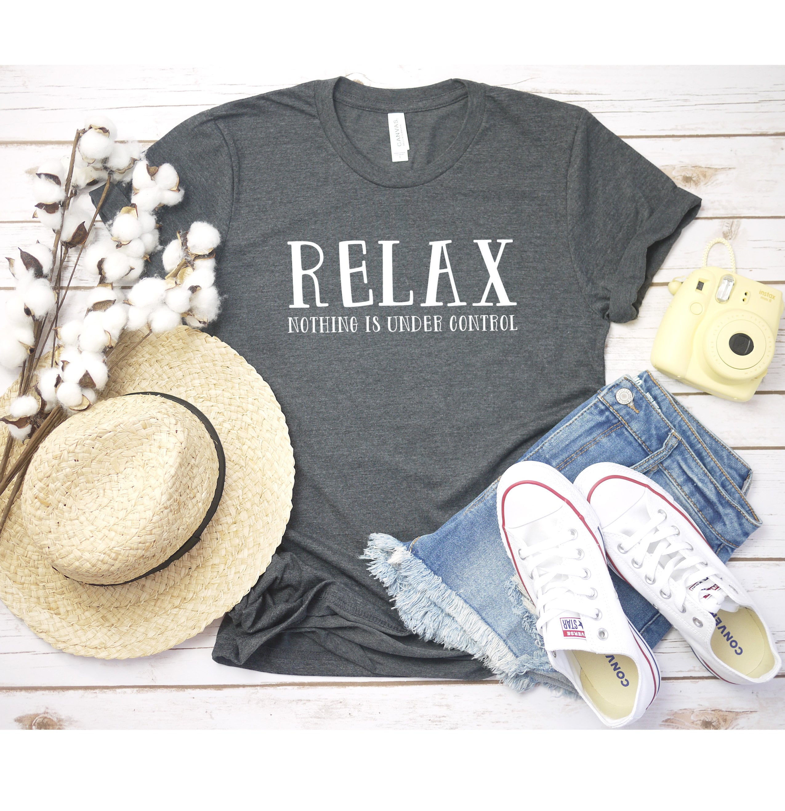 Relax Nothing is Under Control Shirt Relax Shirt Calm Down Shirt ...
