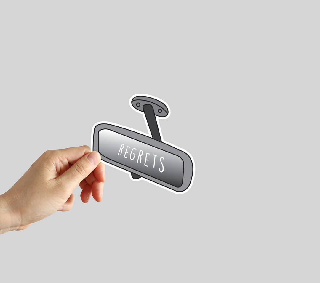 No Regrets Sticker Keep Going Sticker Water Bottle Laptop Phone Car ...