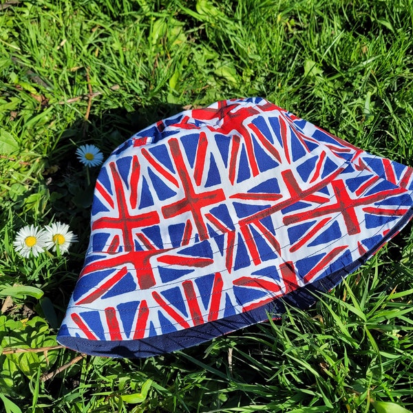 Union Jack Bucket Hat - Etsy
