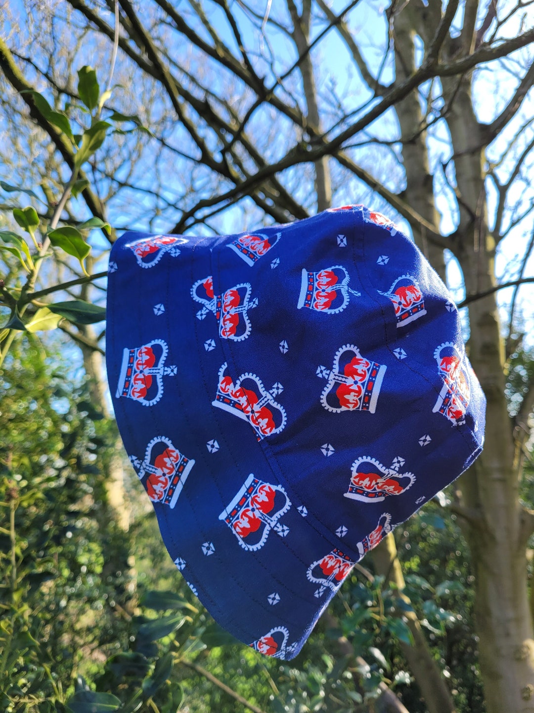 Union Flag Bucket Hat Childrens Royal British Crown Hat Coronation ...