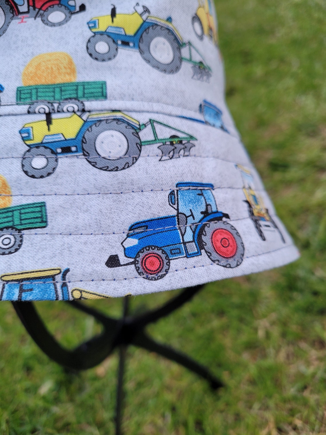 Boys Tractor Hat Summer Hat With Tractors for Kids Digger Hat - Etsy