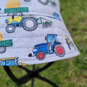 Boys Tractor Hat Summer Hat With Tractors for Kids Digger Hat - Etsy