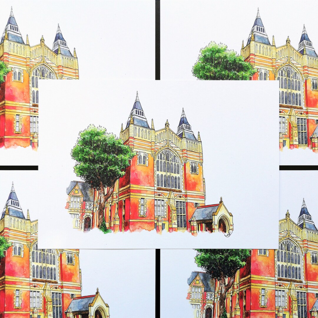 Great Hall, Uni of Leeds Art Print - Etsy