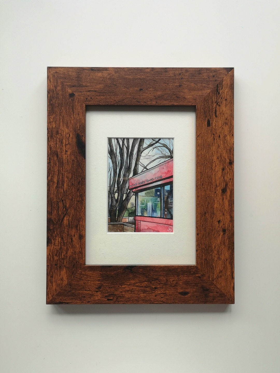 Watercolour & Ink Leeds Illustration (FRAMED) - Etsy