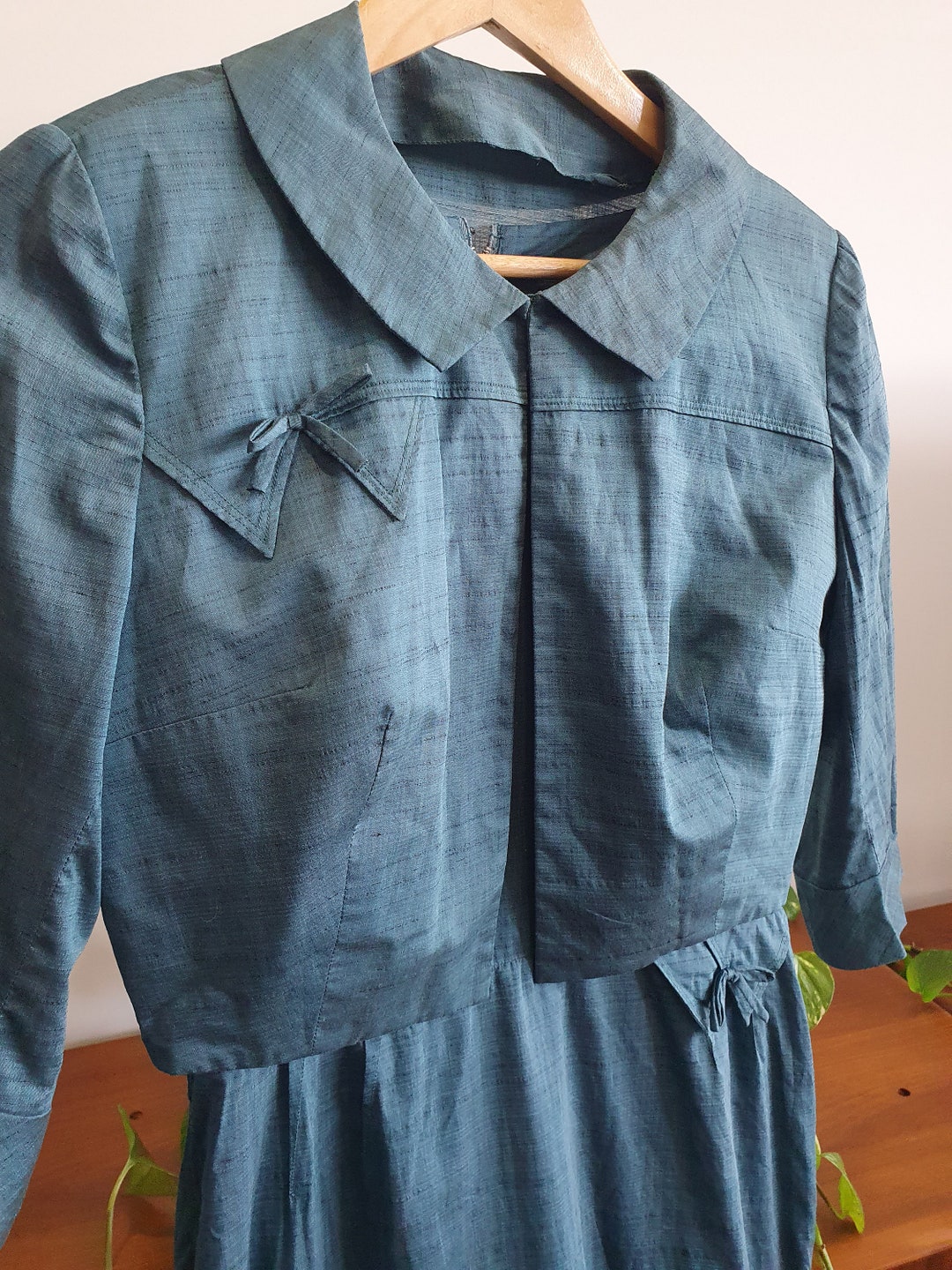 RARE! Vintage 1950s Baron Peters Dress Jacket & Belt Set, W 28, AU8 10 ...