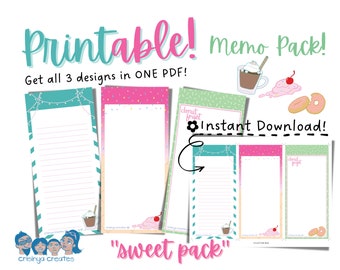 Ice Cream Notepad | Etsy