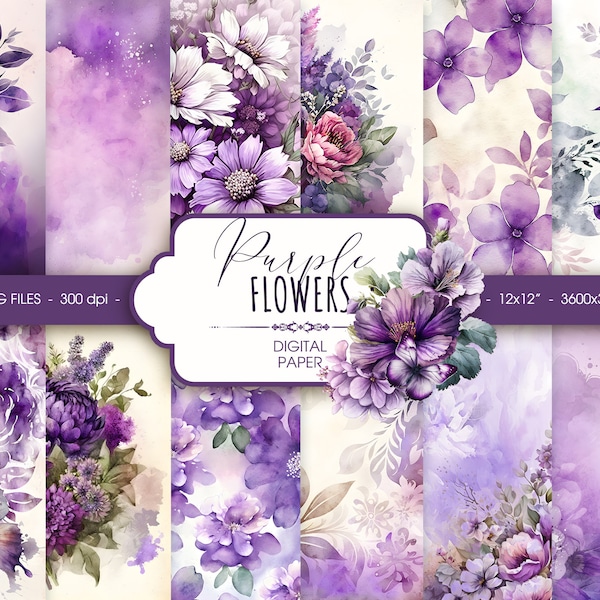 Purple Scrapbook - Etsy