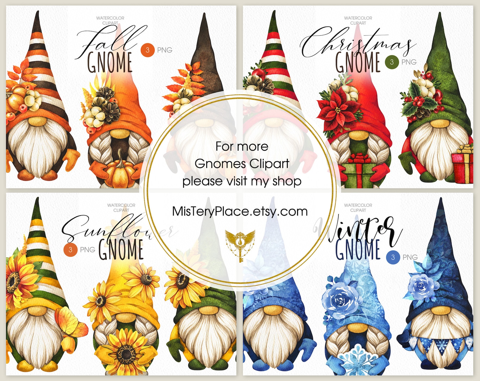 Back to School Gnome PNG Clipart. Teacher Gnome Watercolor Clipart - Etsy