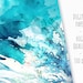 Sea Watercolor Digital Paper, Abstract Blue Underwater Scrapbook Paper ...