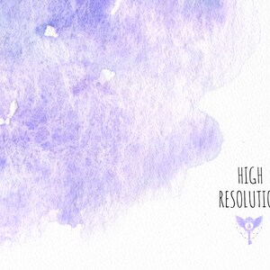 Lavender Watercolor Digital Paper, Abstract Watercolor Splash ...