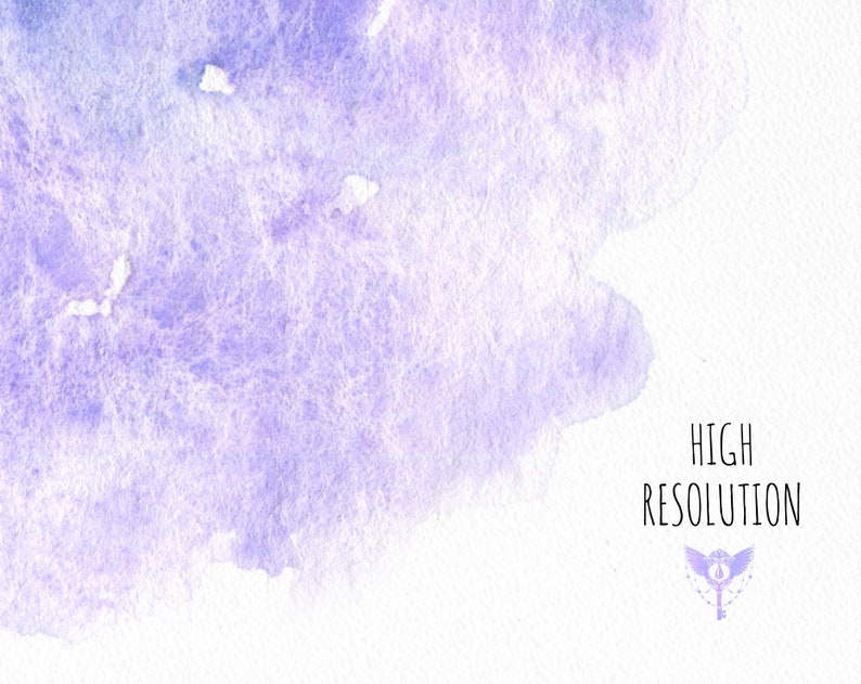 Lavender Watercolor Digital Paper, Abstract Watercolor Splash ...