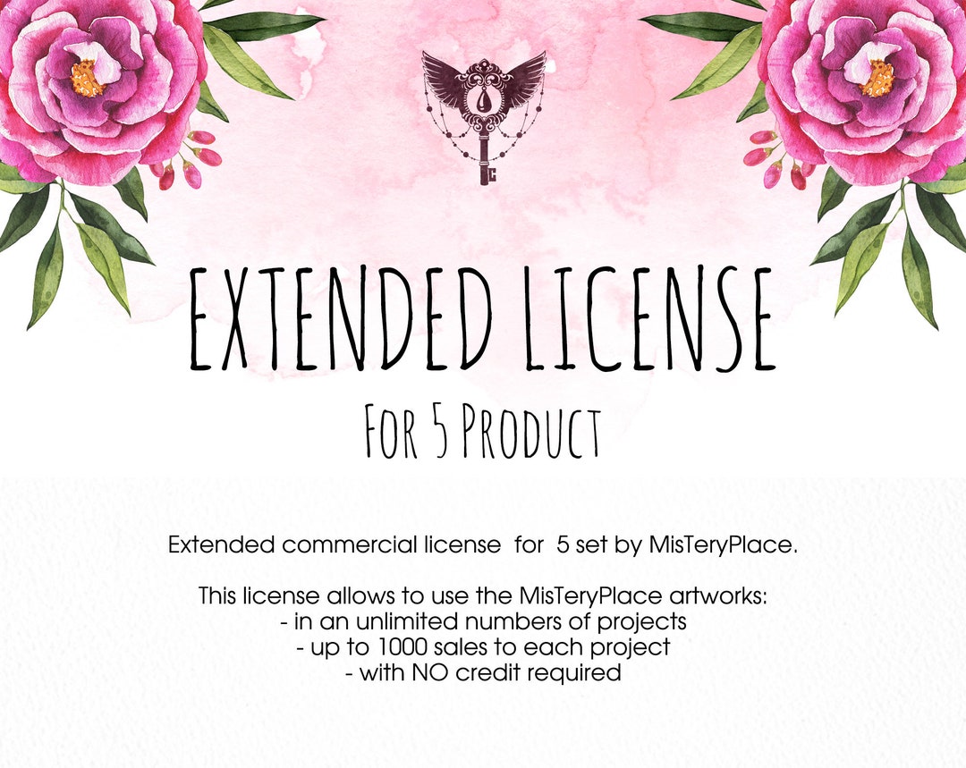Commercial License NO Credit Required / 5 Item. Allows to Create ...