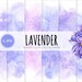 Lavender Watercolor Digital Paper, Abstract Watercolor Splash ...