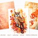 Fall Forest Digital Paper, Autumn Watercolor Scrapbook Paper, Fall ...