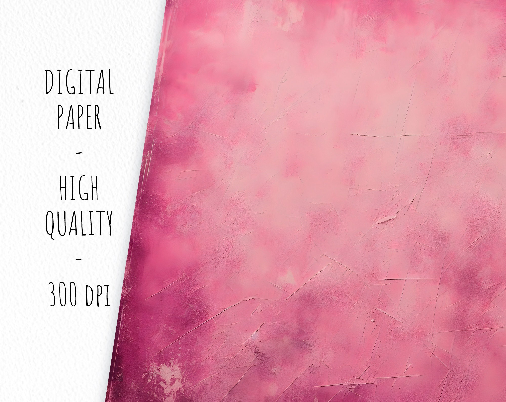 Vintage Pink Digital Paper, Abstract Blush Grunge Texture Wedding ...