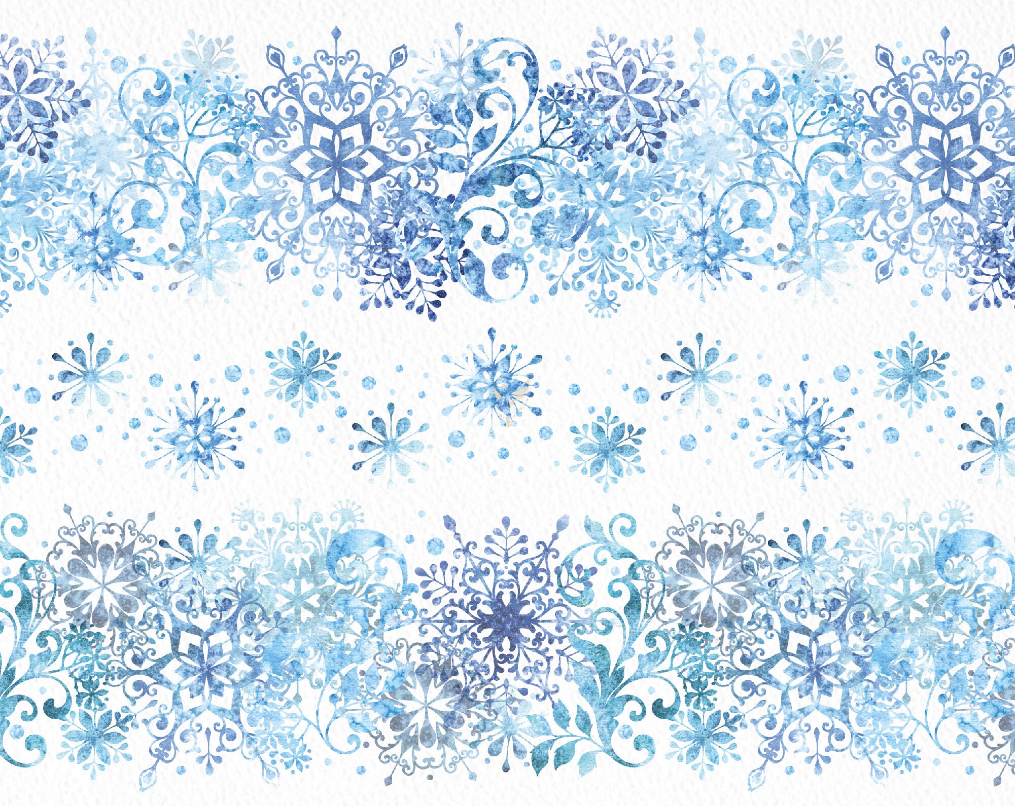 Snowflake Border PNG Clipart. Christmas Frozen Ornaments and Swirls ...