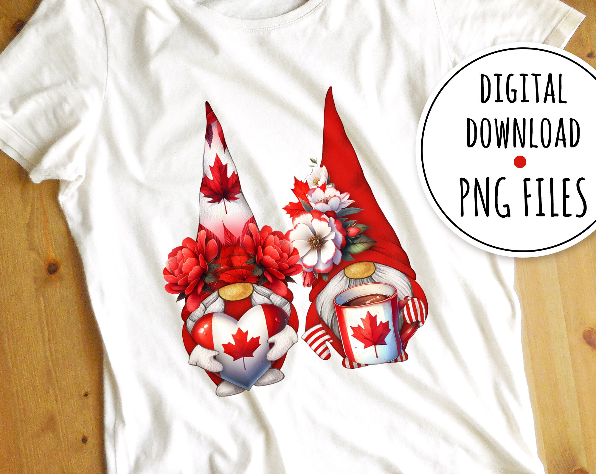 Canada Gnome PNG Clipart. Canadian Flag Gnome Watercolor Clipart ...