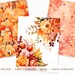 Fall Forest Digital Paper, Autumn Watercolor Scrapbook Paper, Fall ...