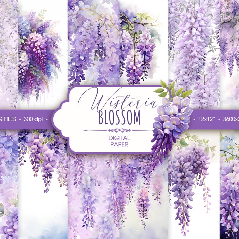 Paper Wisteria - Etsy