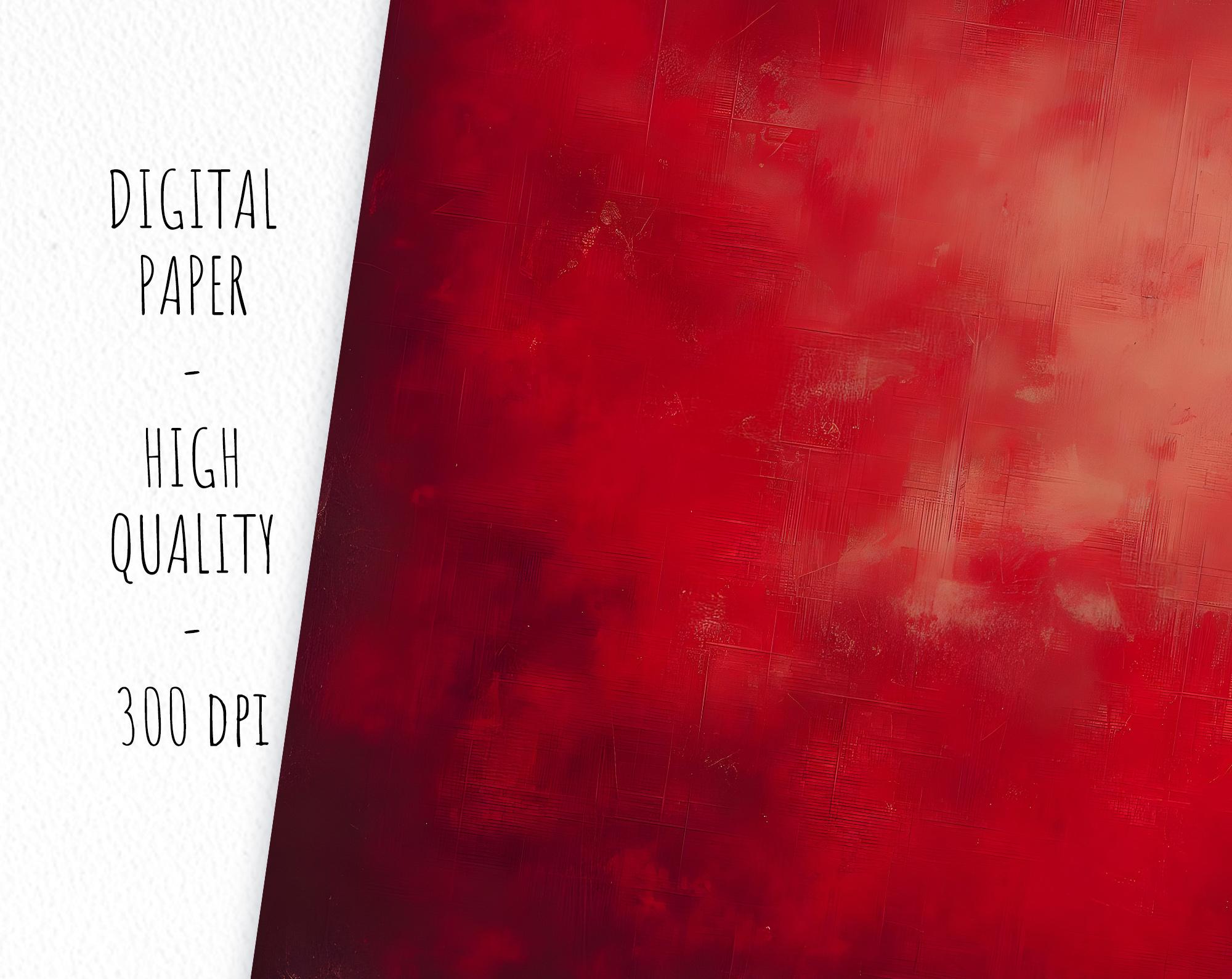 Vintage Classic Christmas Digital Paper, Abstract Grunge Red Gold Greed ...