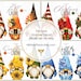 Thanksgiving Gnomes PNG Clipart. Watercolor Fall Gnome Cute Clipart - Etsy