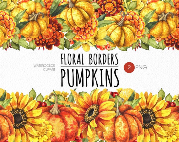 Pumpkin Clip Art Border