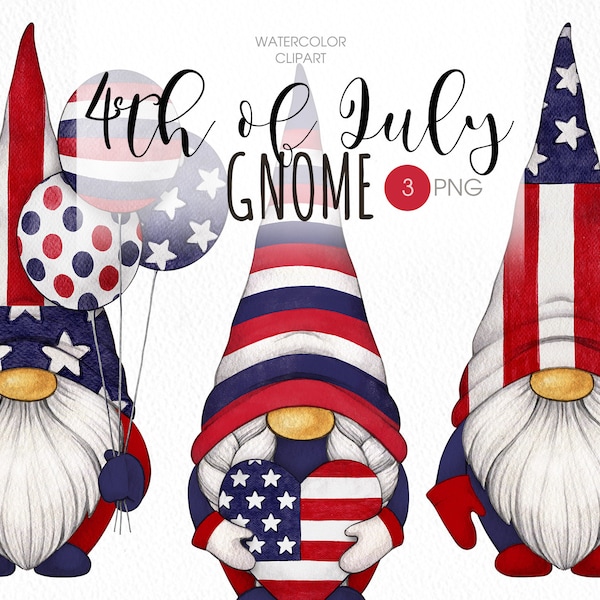 4th of July Clipart - Etsy