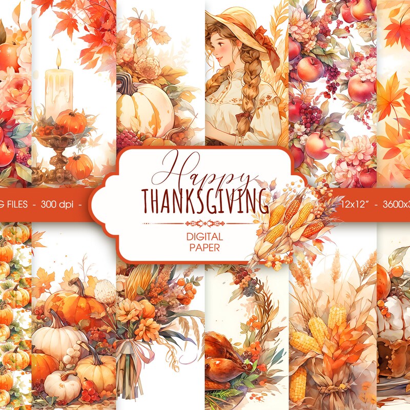 Harvest Background - Etsy