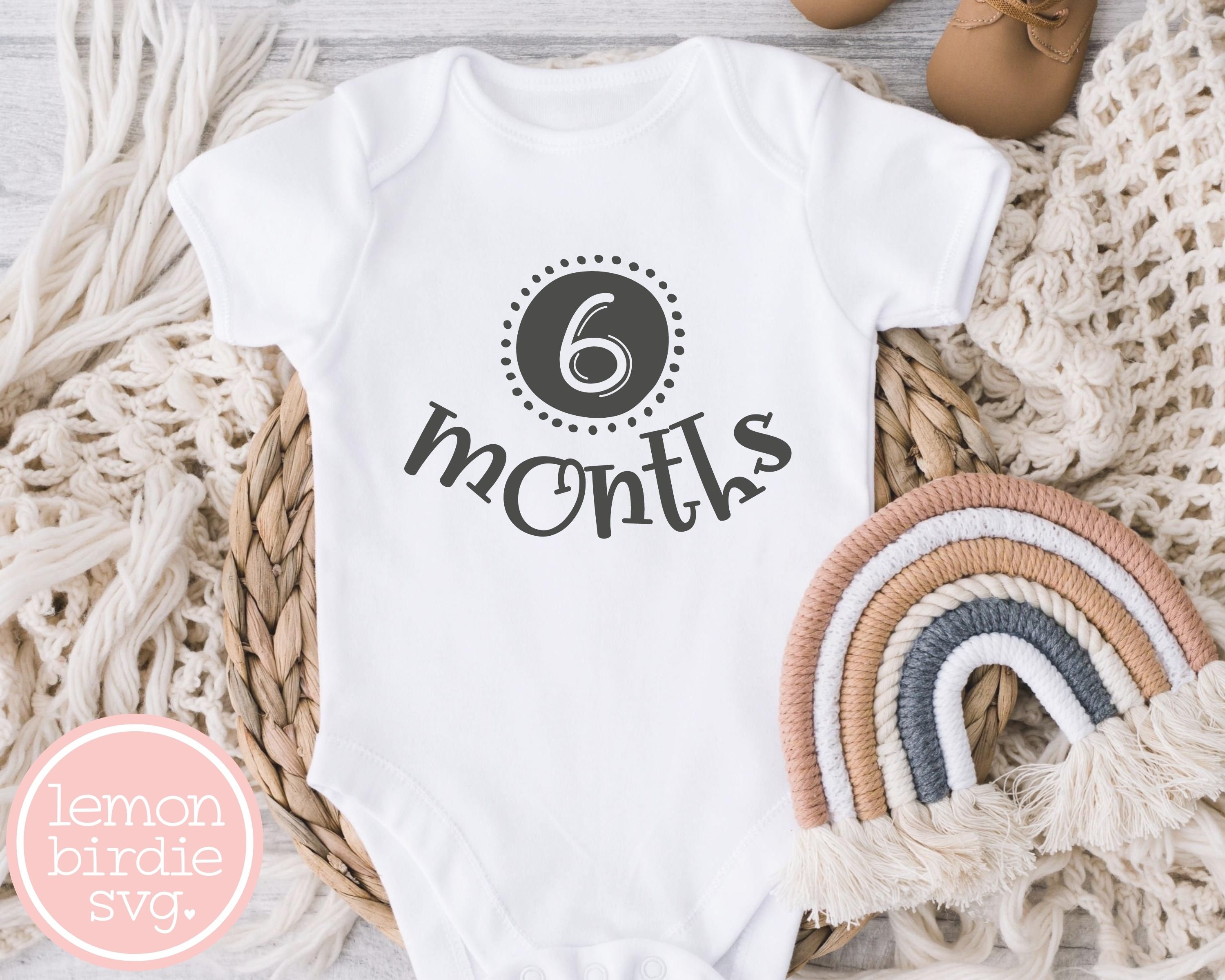 6 Months SVG Birthday Svg Half Birthday Svg Birthday - Etsy