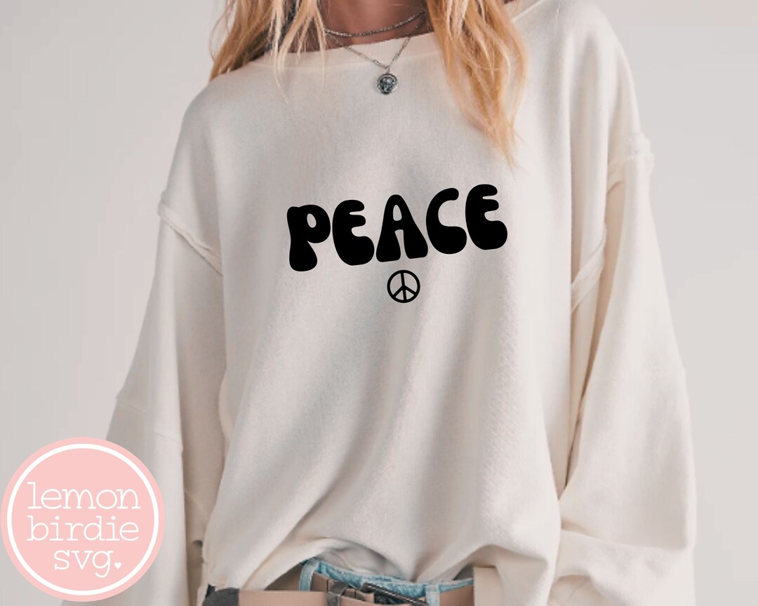 Peace Svg, Hippie Svg, Retro Svg, Boho Svg, Shirt Svg, Mug Svg, Svg for ...