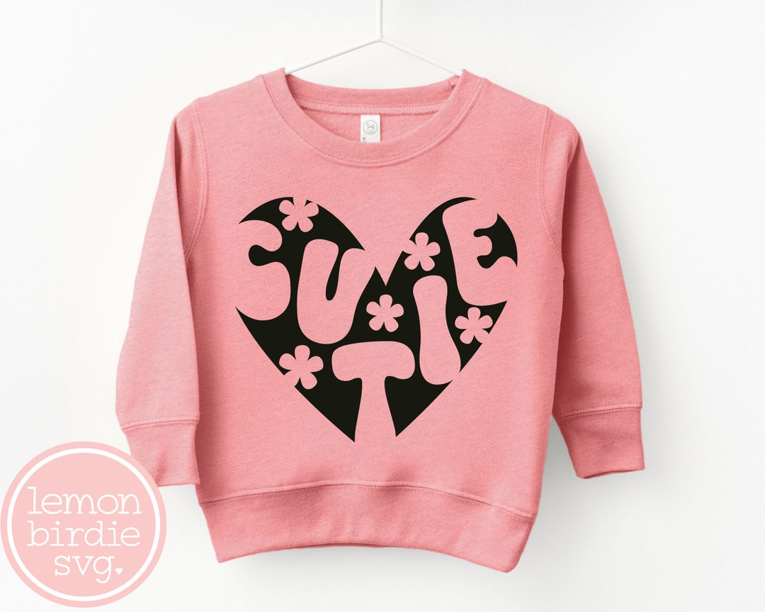 Cutie Svg, Cute Svg, Cutie Shirt, Heart Svg, Retro Svg, Daisy Svg, Kids ...
