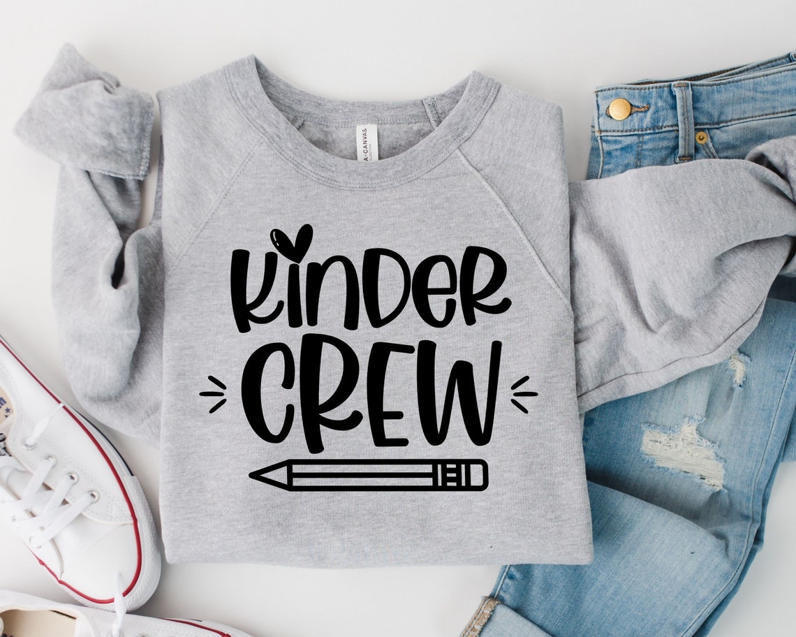 Kinder Crew SVG Kindergarten Crew Svg Kindergarten Svg | Etsy