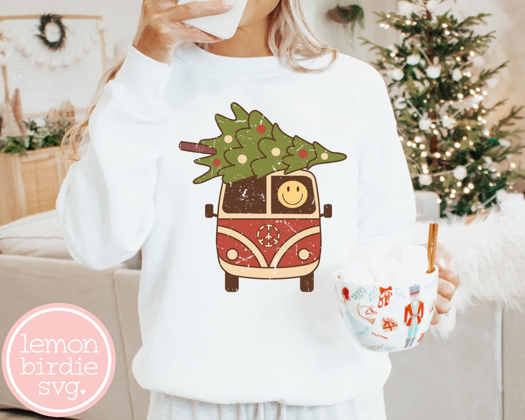 Retro Christmas Van Png Christmas Png Christmas Tree Png - Etsy