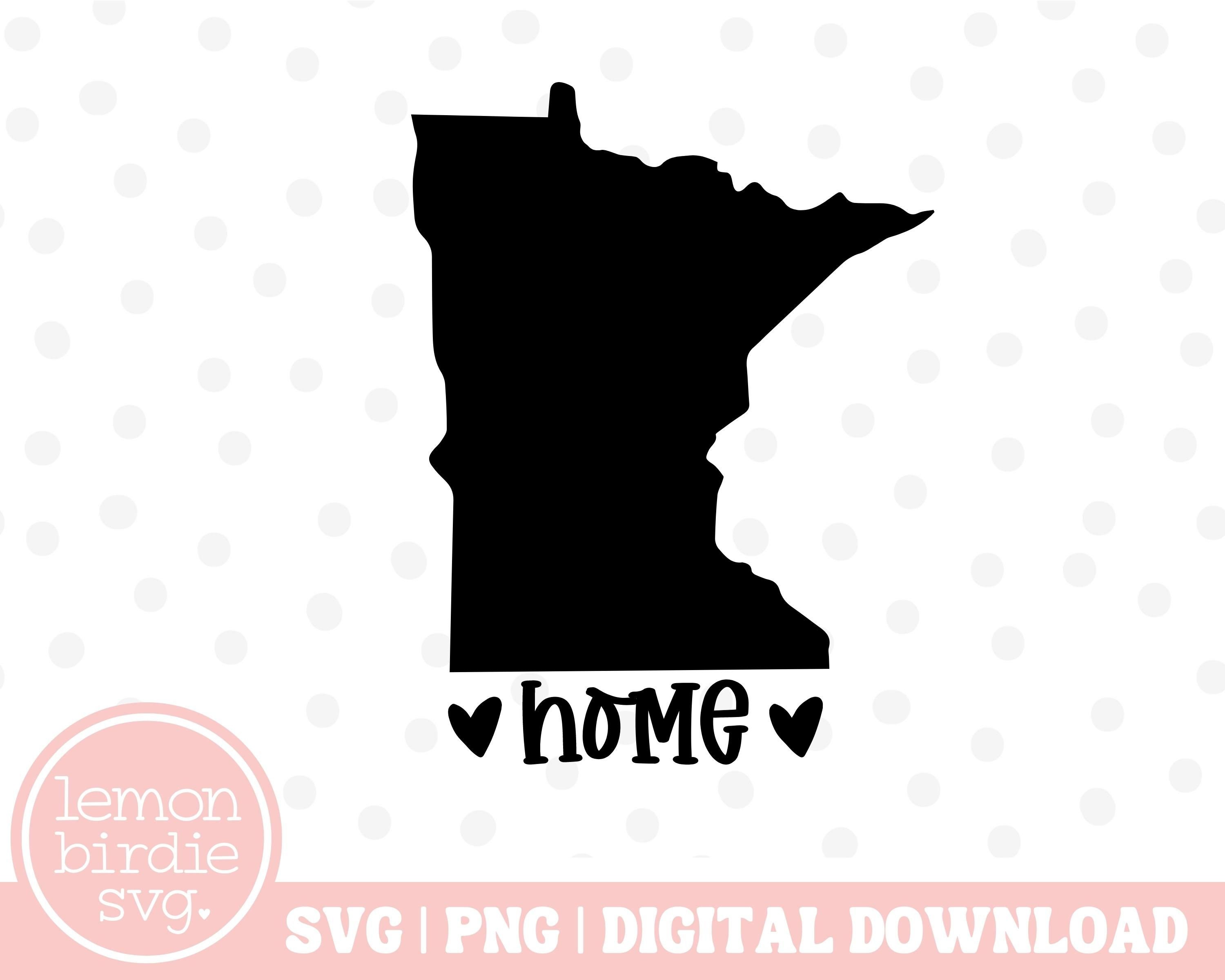 Minnesota Home SVG Minnesota Svg MN Svg Home Svg Shirt - Etsy