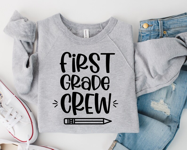 First Grade Crew SVG 1st Grade Crew Svg First Grade Svg | Etsy