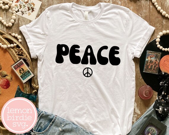Peace SVG Hippie Svg Retro Svg Boho Svg Shirt Svg - Etsy