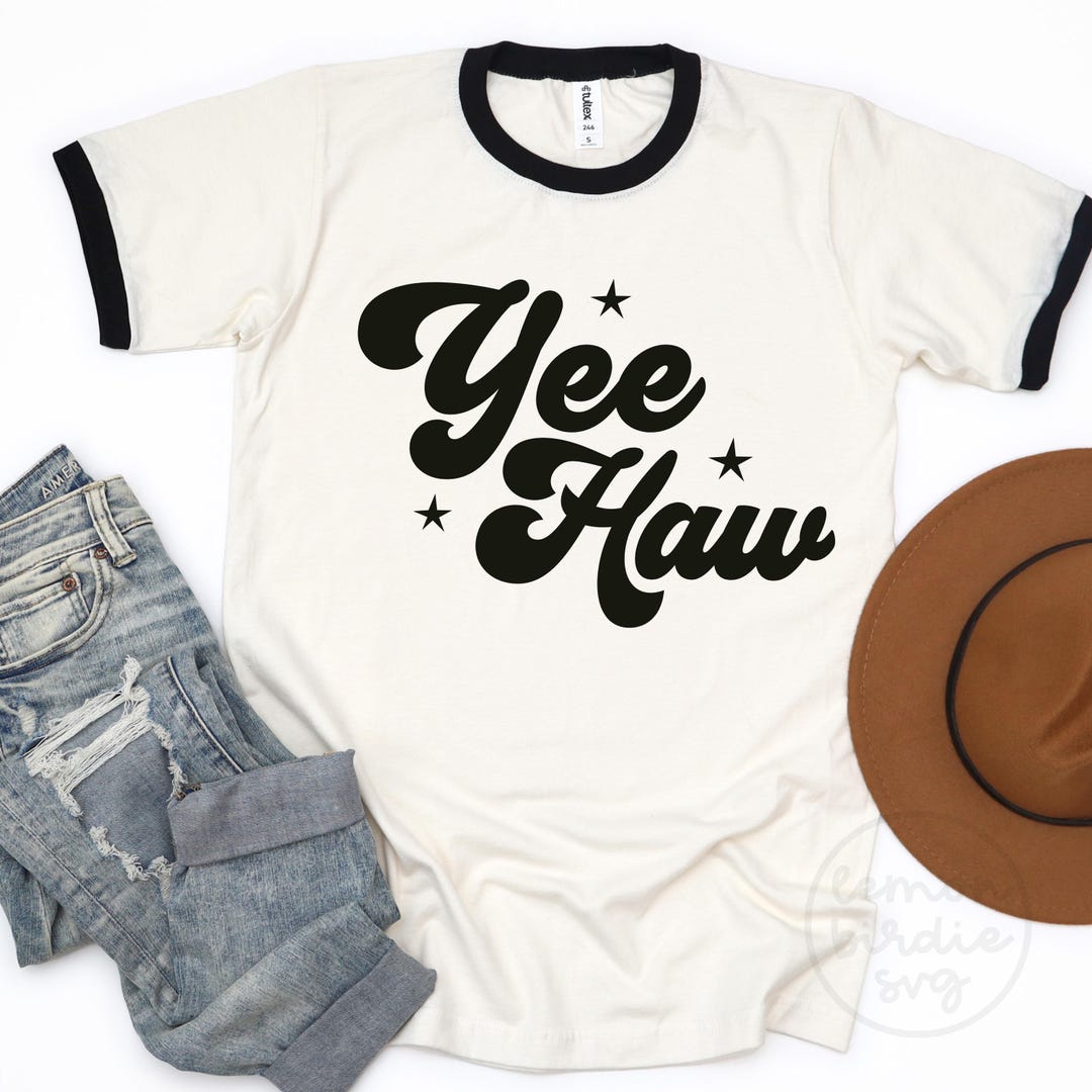 Yee Haw Svg + Png, Cowboy Svg, Cowgirl Svg, Texas Svg, Svg for Shirts ...