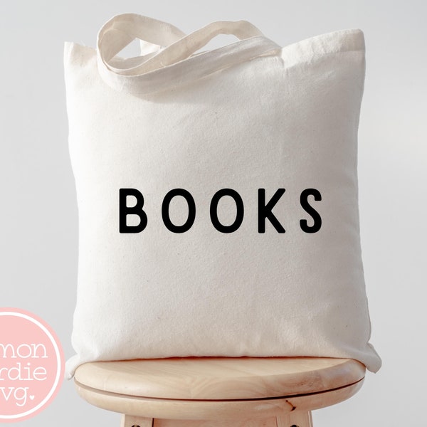 Library Bag Svg - Etsy