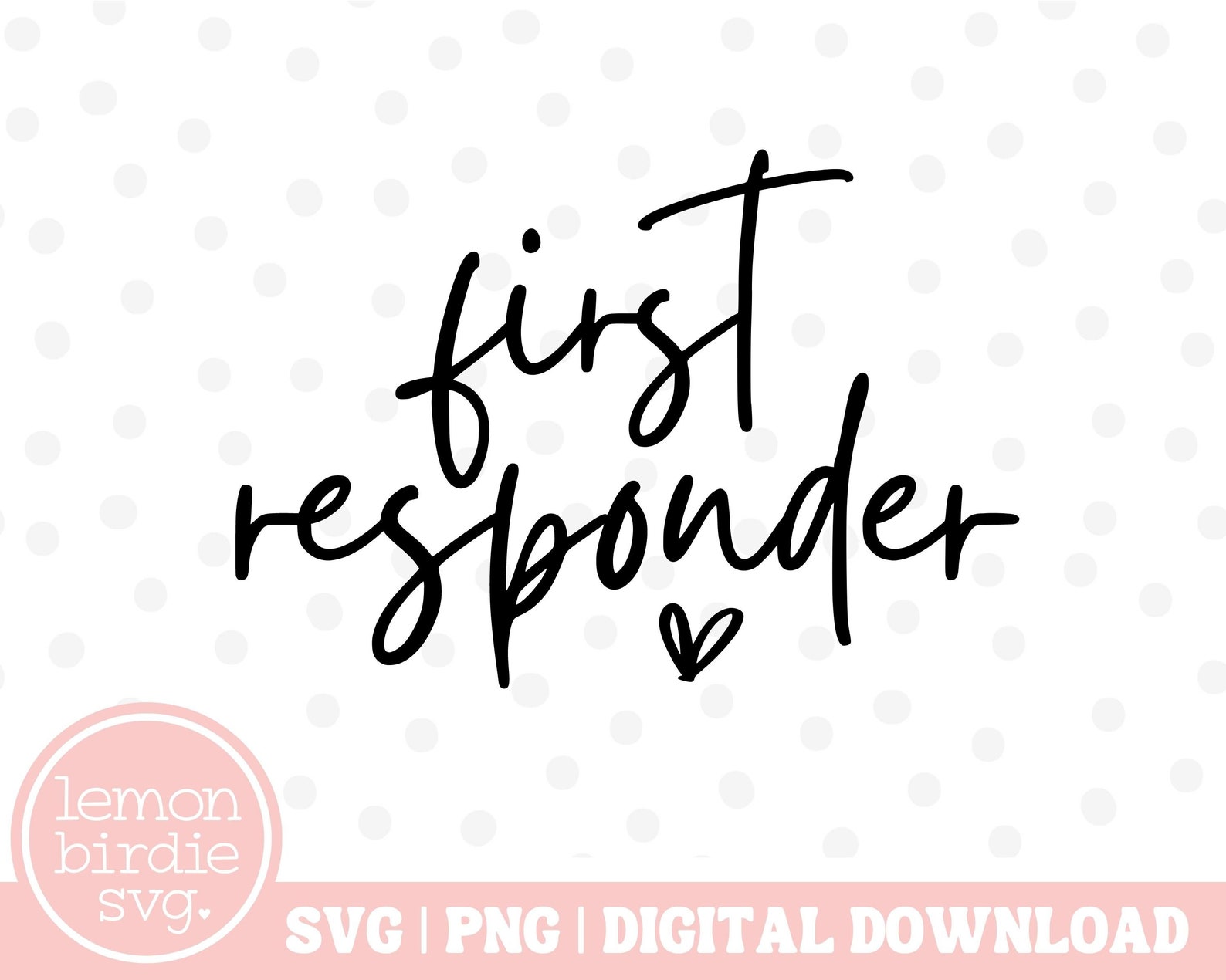 First Responder SVG EMT Svg EMS Svg Firefighter Svg - Etsy