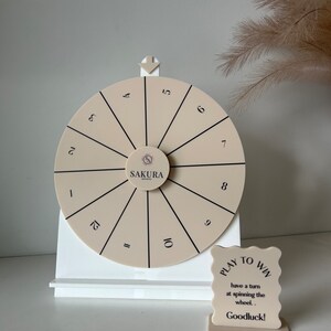 Spin the Wheel - Blank or Custom Style - Medium Size - Etsy